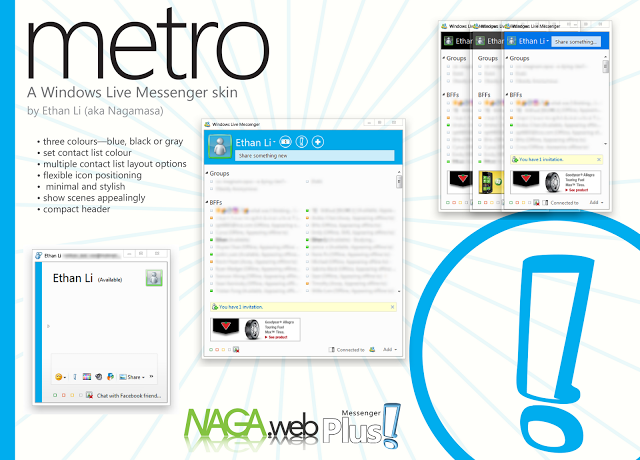 Metro Skin per Windows Live Messenger 2011 - WindowsBlogItalia