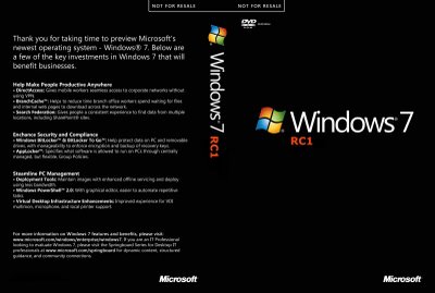 Windows 7 RC1 Cover Download - WindowsBlogItalia