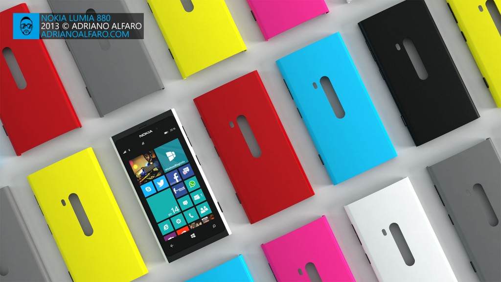 Nokia Lumia 880 design concept