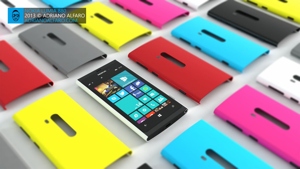 Nokia Lumia 880 design concept