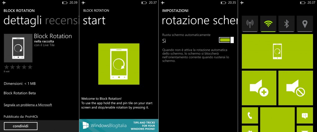 Block Rotation, la prima scorciatoia per bloccare la rotazione dello ...