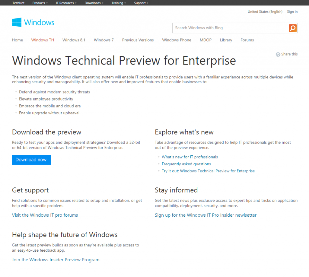Windows 10 Technical Preview: tutto quello che c'è da sapere ...