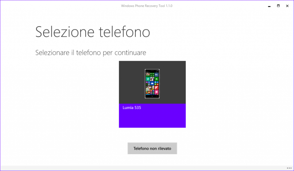 Guida per ripristinare con Windows Phone Recovery Tool - WindowsBlogItalia