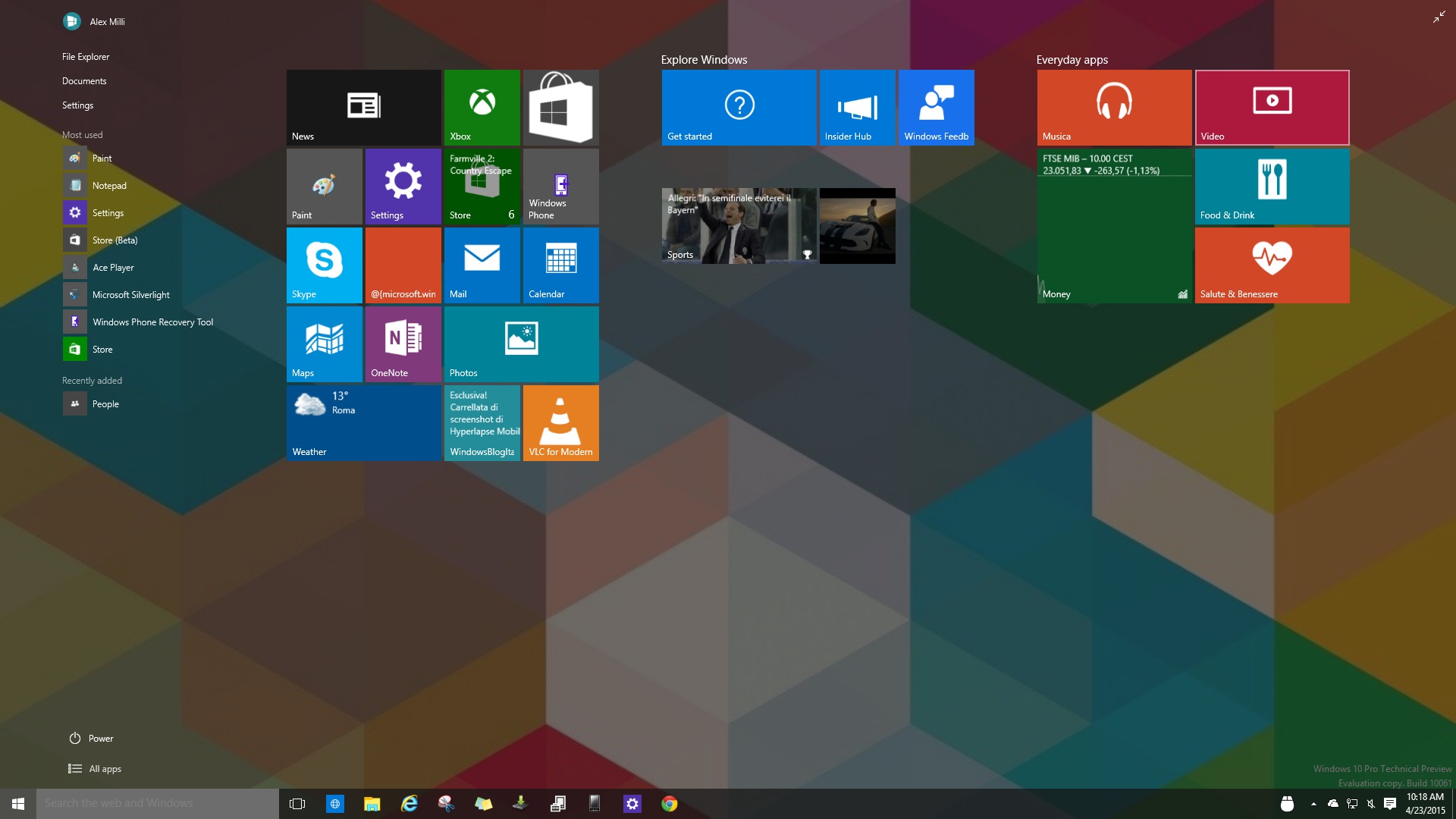 Download e guida all'installazione di Windows 10 April Technical ...