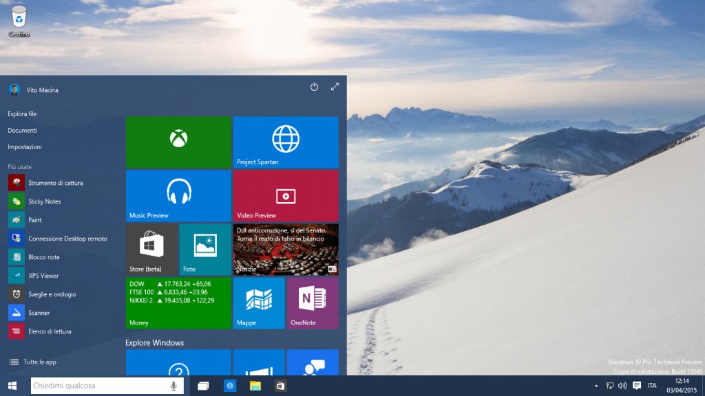 Windows 10 Build 10049: semplificata la navigazione tra i nodi del ...