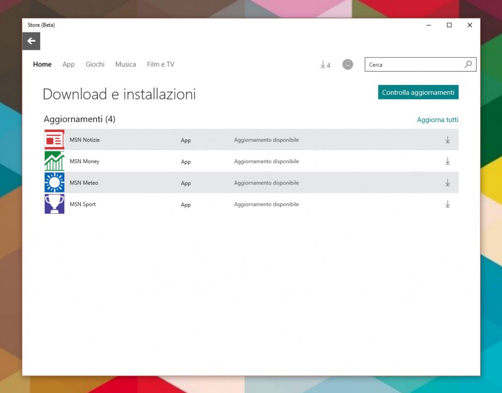 Le app di MSN si aggiornano su Windows 8.1, Windows 10 e Windows 10 ...