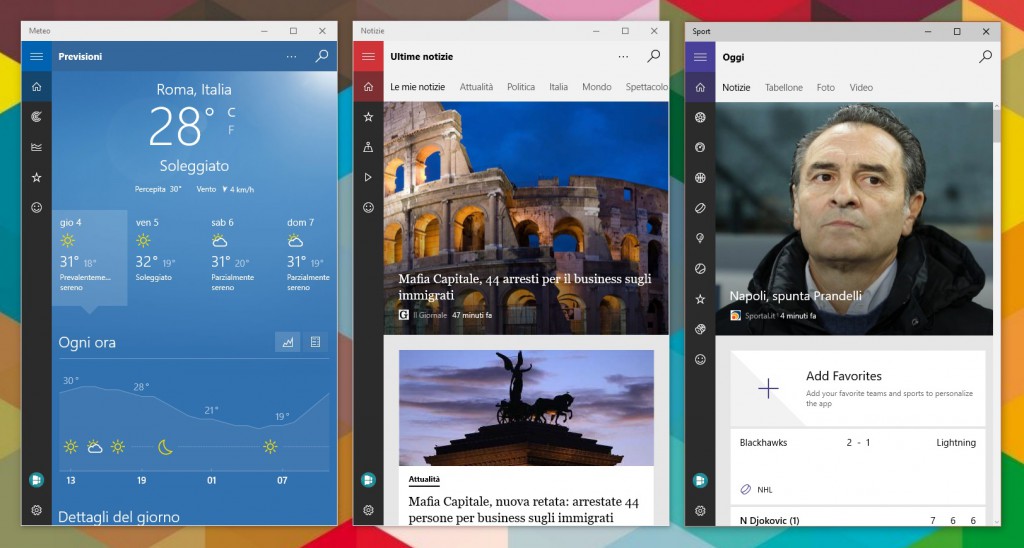 Le app di MSN si aggiornano su Windows 8.1, Windows 10 e Windows 10 ...