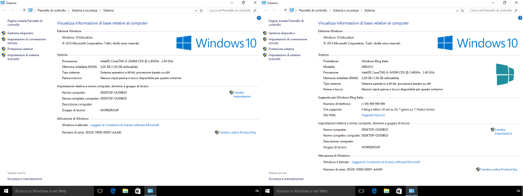 Come personalizzare le informazioni relative al computer in Windows ...