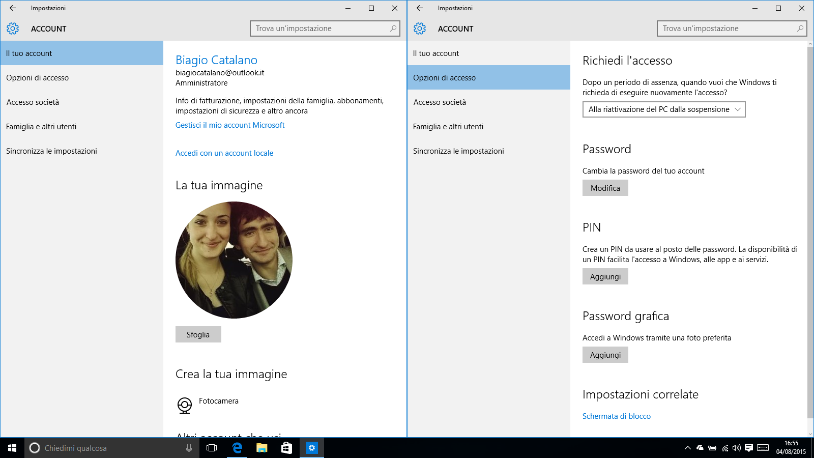 Come personalizzare la schermata di blocco e di login in Windows 10 ...