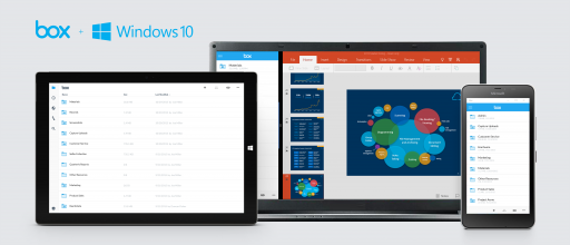 Nuova app universale di Box per Windows 10
