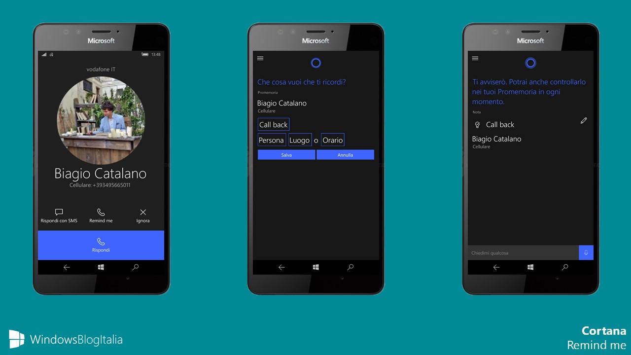 Cortana: nuovo passo verso l'integrazione completa in Windows 10 Mobile