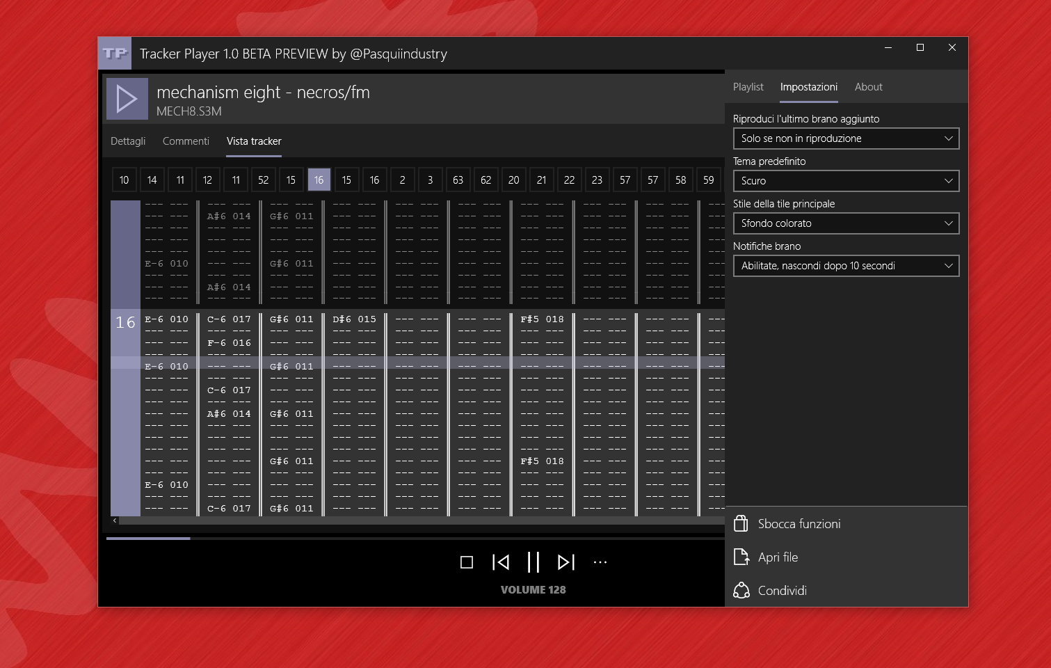 Tracker Player, l'app universale per ascoltare moduli