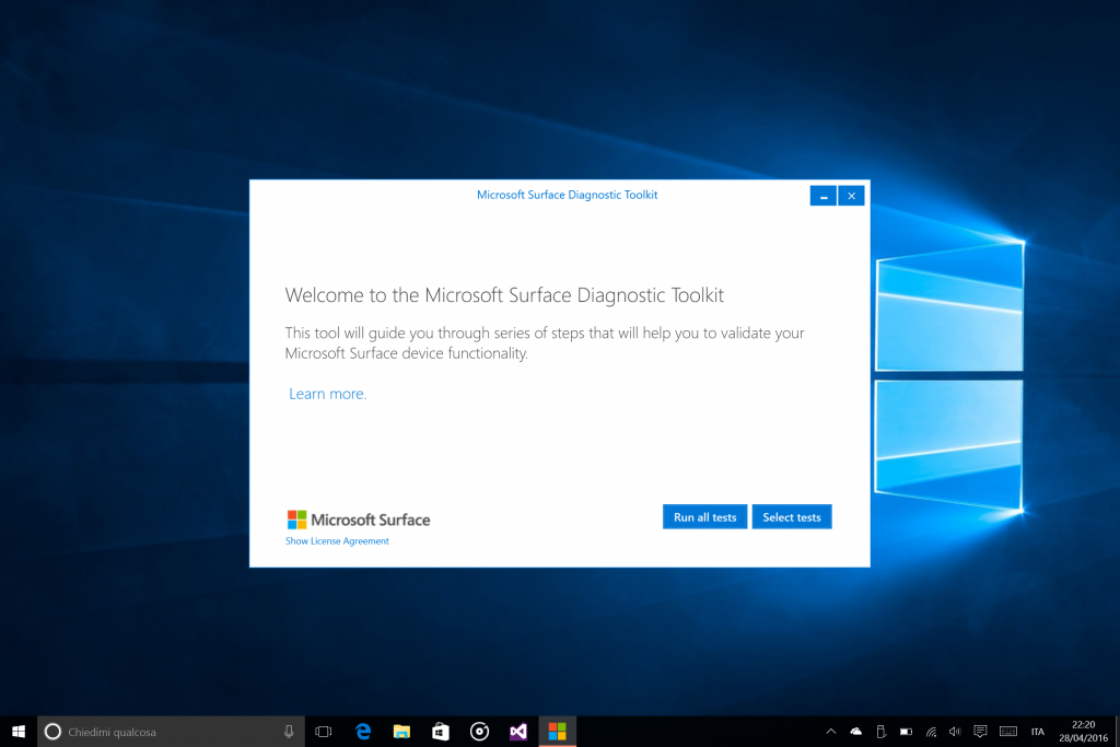 Individuare i problemi di Surface con tool di diagnostica