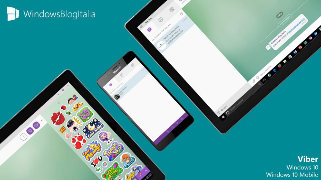 Anteprima italiana nuova app Viber per Windows 10