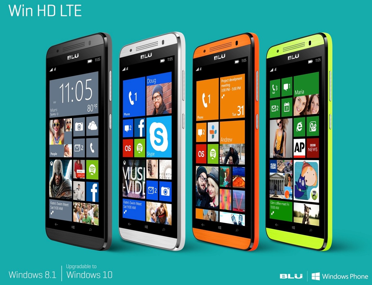 BLU ufficializza l'upgrade a Windows 10 Mobile per i propri smartphone