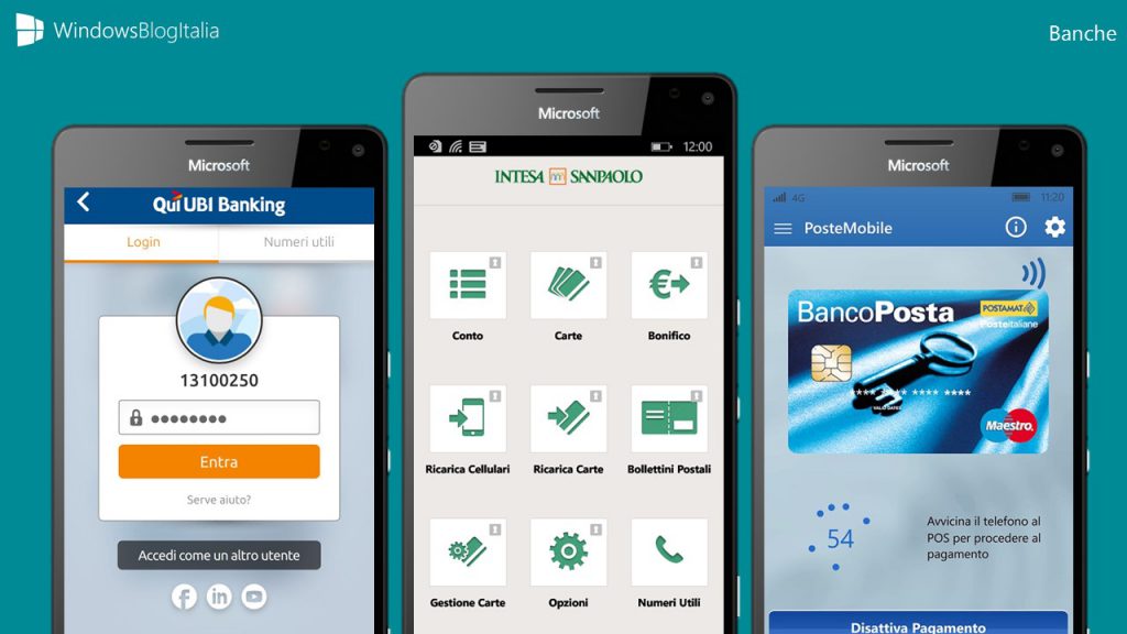 Le migliori app delle banche per Windows 10 e Windows 10 Mobile