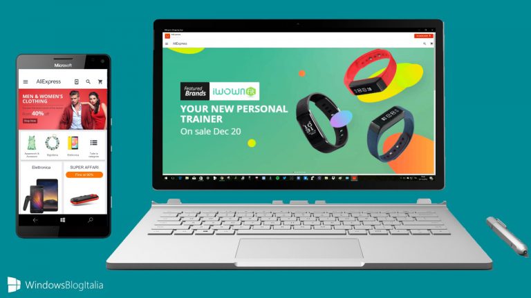 Disponibile al download l'app universale di AliExpress per Windows 10