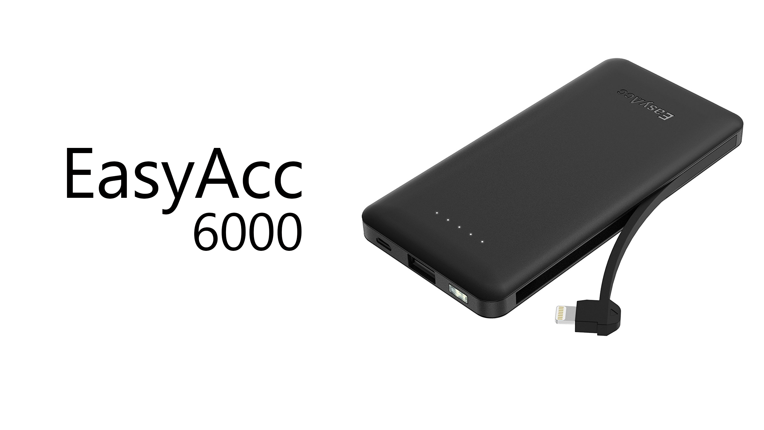 EasyAcc 6000, la batteria esterna da 6000 mAh grande quanto uno smartphone