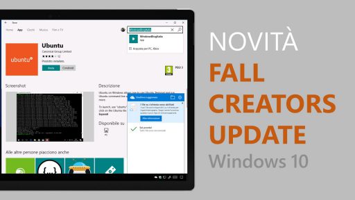 Tutte le novità di Windows 10 Fall Creators Update per PC e tablet
