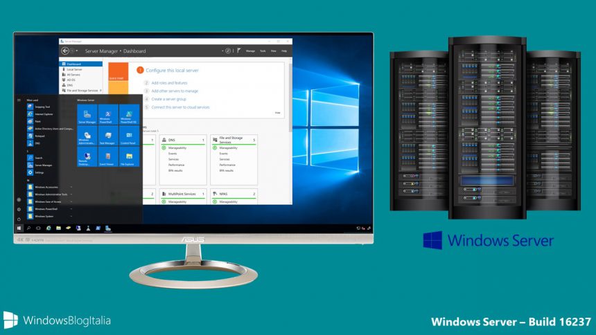 Download e novità di Windows Server Insider Preview Build 16237