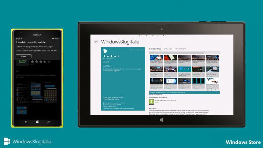 Il vecchio Store torna a funzionare su Windows RT e Windows Phone