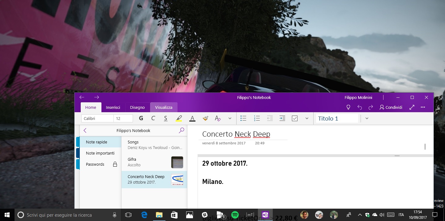 OneNote per Windows si aggiorna alla versione 17.8568.57531.0
