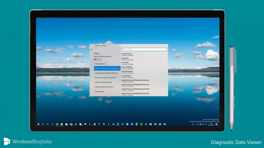 Download Diagnostic Data Viewer, l'app per monitorare i dati inviati da ...
