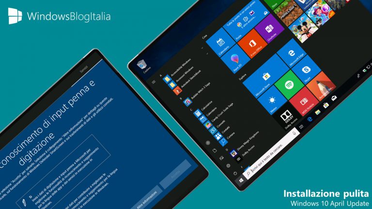 Come eseguire un'installazione pulita di Windows 10 April 2018 Update