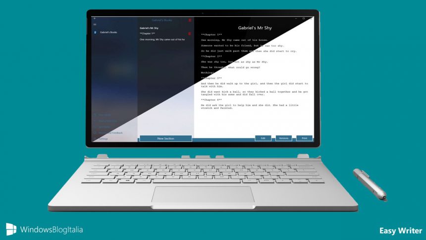 Download Easy Writer, l'app per scrivere senza distrazioni su Windows 10