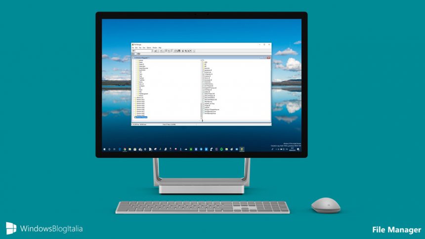 Il vecchio File Manager di Windows 3.0 portato su Windows 10