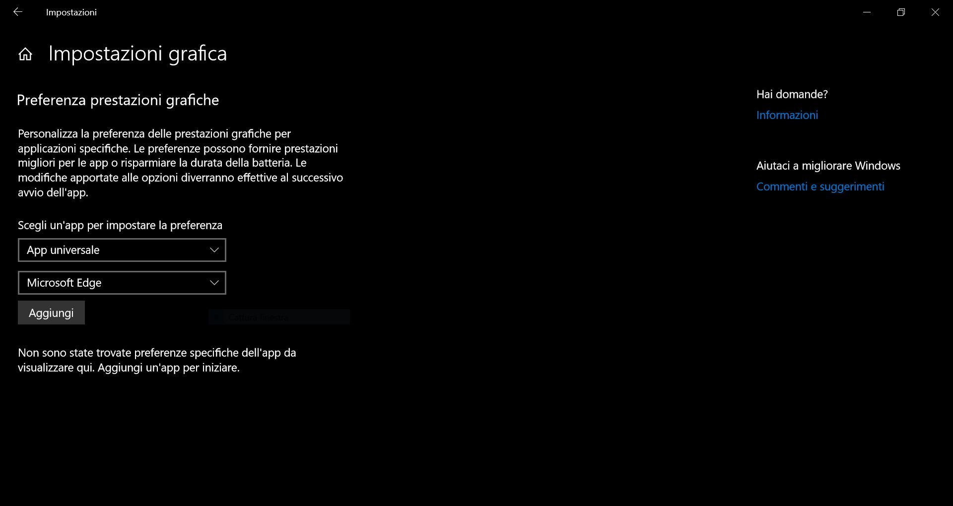 Come forzare l'uso della GPU integrata o dedicata in Microsoft Edge ...