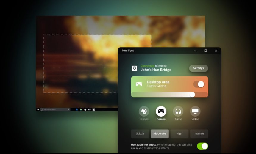 Download Hue Sync per Windows, l'app per sincronizzare le luci Philips ...