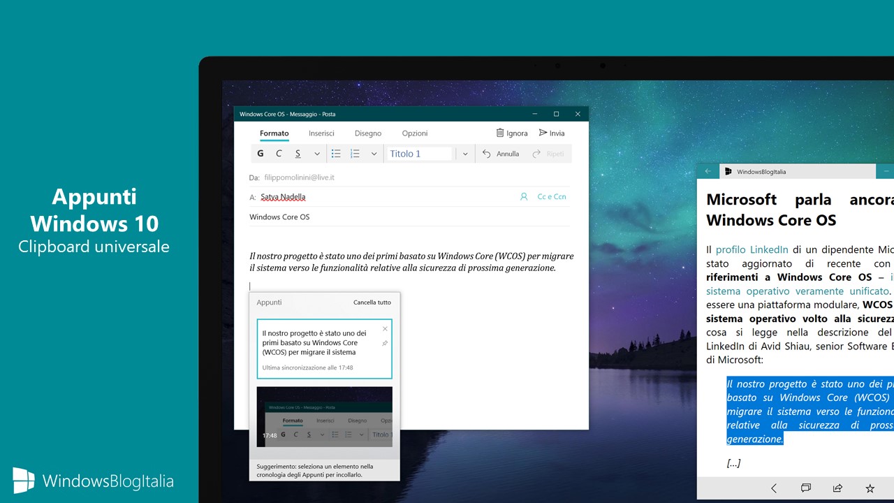 Come attivare, provare e disattivare la funzione Appunti (Clipboard) di ...