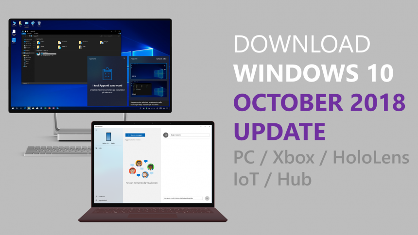 Download e installazione di Windows 10 October 2018 Update per PC ...