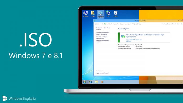 Download .ISO ufficiali di Windows 7 e Windows 8.1