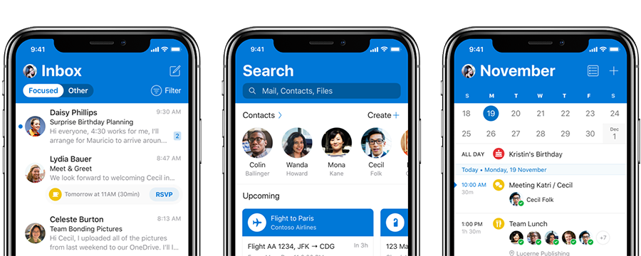Microsoft Outlook per iOS si aggiorna con una UI tutta nuova