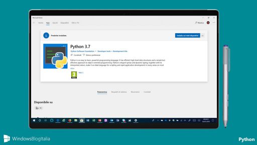 Download Python dal Microsoft Store per PC e tablet Windows 10