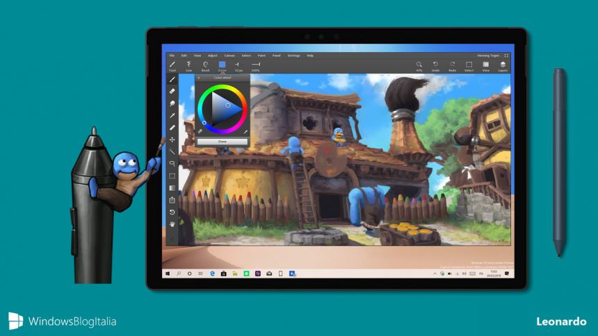 Download Leonardo, app per il disegno e la pittura ora per Windows 10