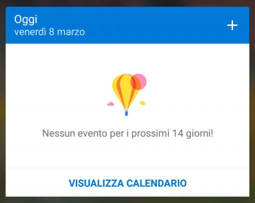 Microsoft Outlook per Android rinnova il widget del calendario