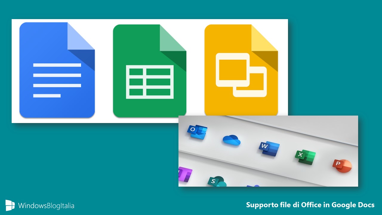 Google migliora il supporto ai file di Office in Google Docs e Gmail