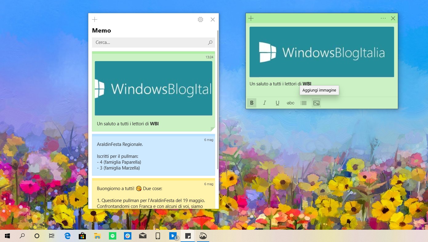 Microsoft Sticky Notes si aggiorna con immagini nelle note e nuova icona