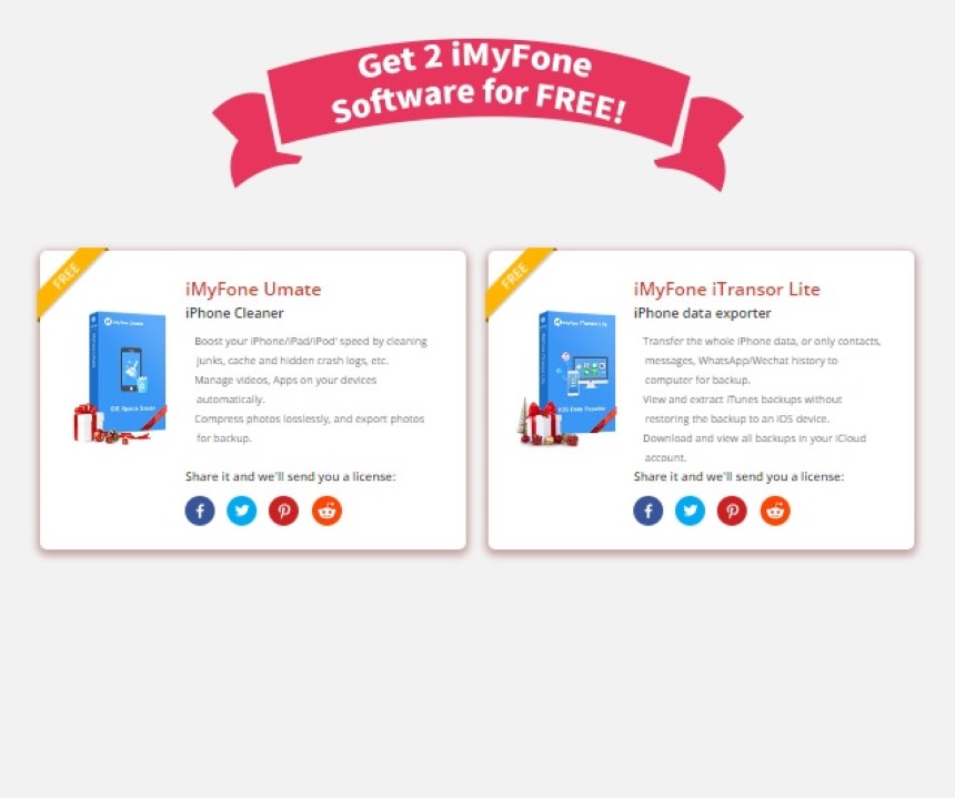 Promozioni 4° anniversario iMyFone: licenze gratuite, sconti e bundle a ...