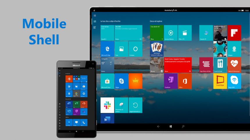 MobileShell, l'app per trasformare Windows 10 in Windows Mobile