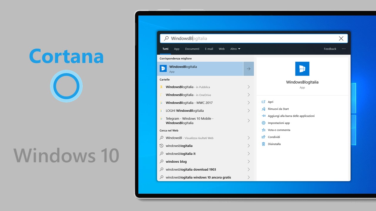 Download e installazione manuale della nuova app Cortana per Windows 10