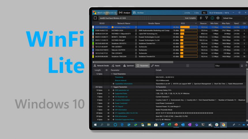 Download WinFi, nuova app per analisi approfondita delle reti Wi-Fi