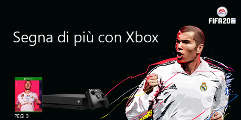 Acquistate Xbox One X e ricevete FIFA 20 gratis