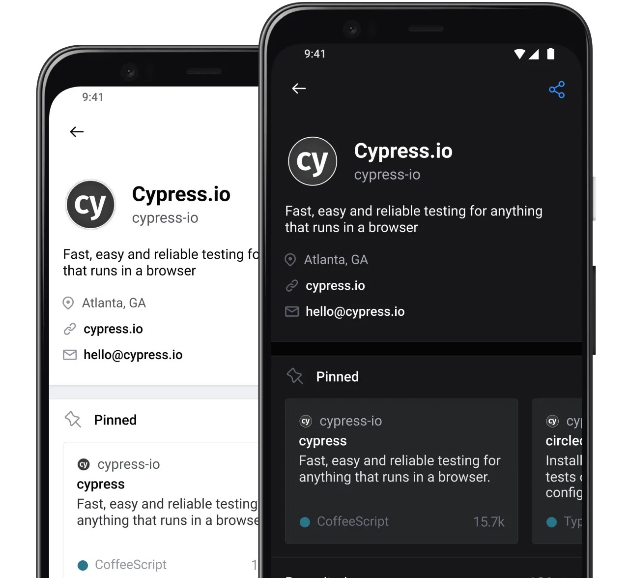 Download applicazione di GitHub mobile per Android e iOS