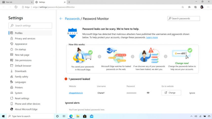 Password Monitor, schede verticali e tutte le feature in arrivo in Edge