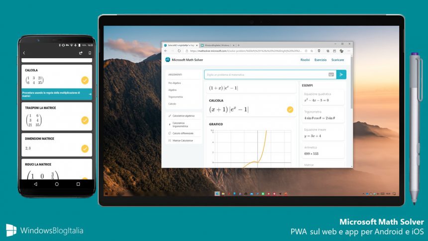 Microsoft Math Solver vi aiuta a risolvere i quesiti matematici su web ...