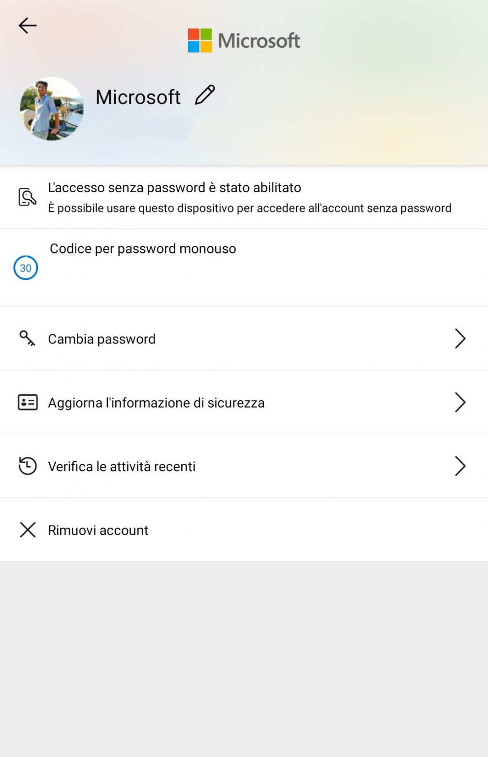 Microsoft Authenticator per Android introduce un nuovo design